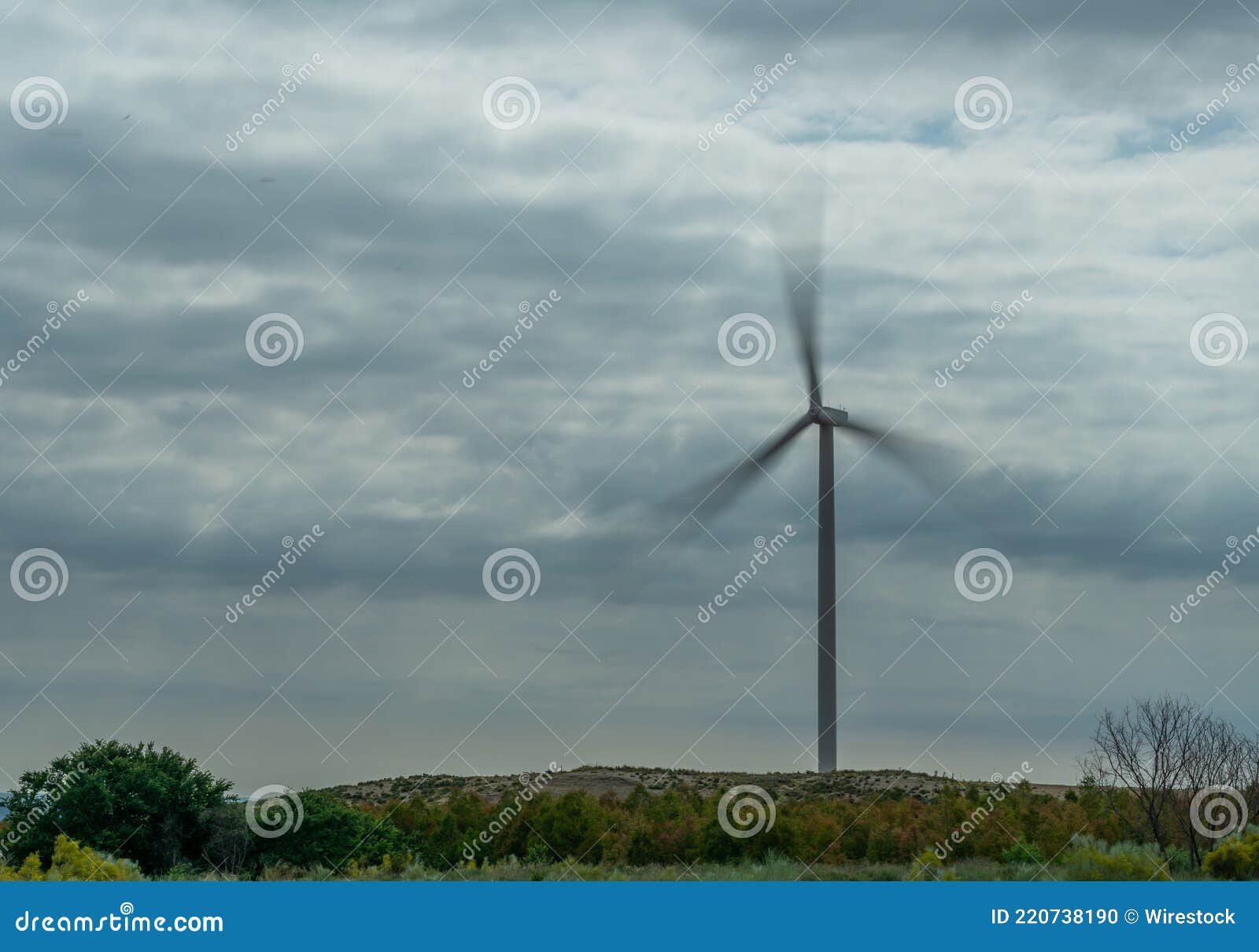 Windmills on the move stock photo. Image of wind, environmentally ...