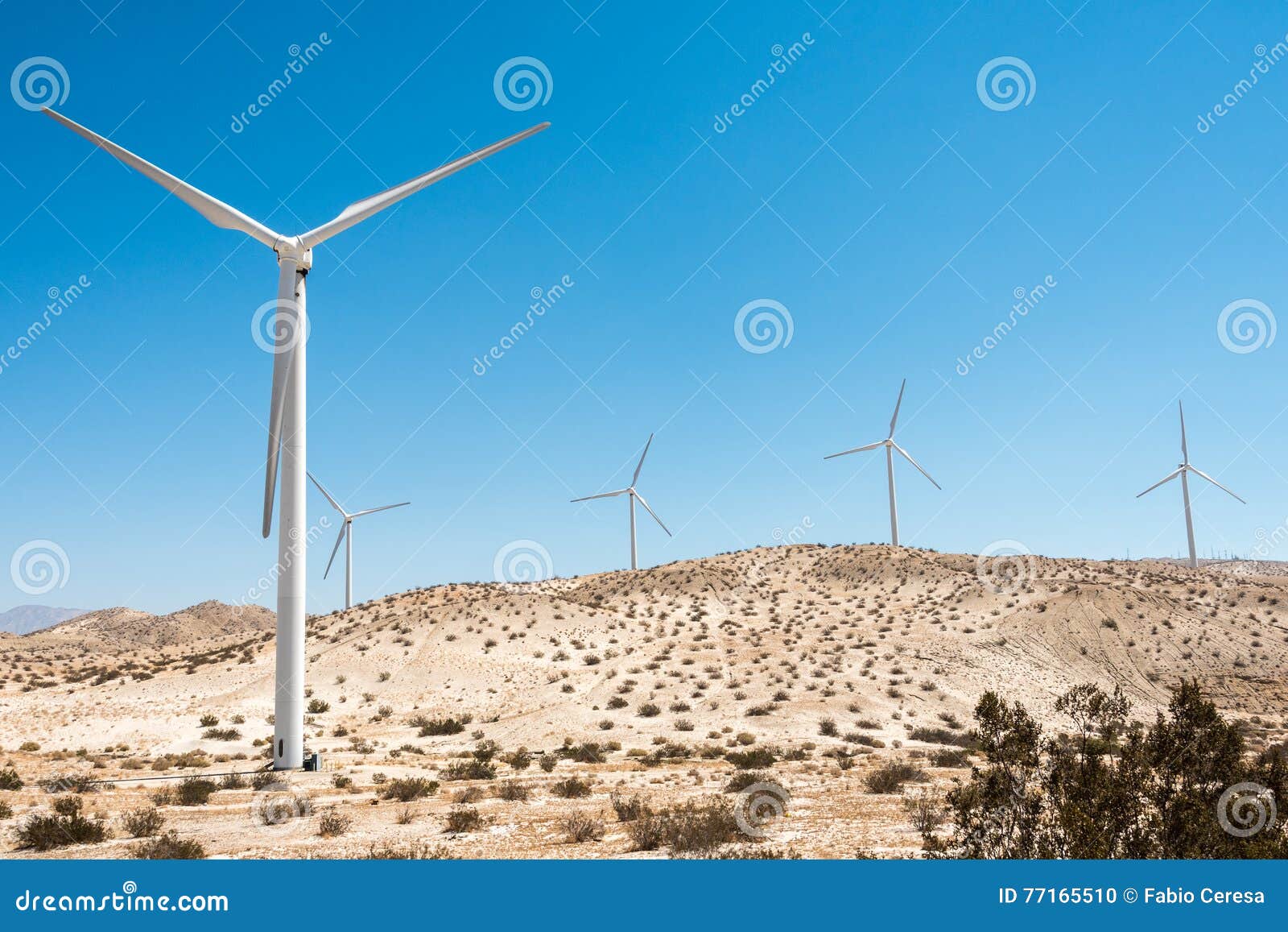 Windmills - Wind Energy stock photo. Image of technology - 77165510