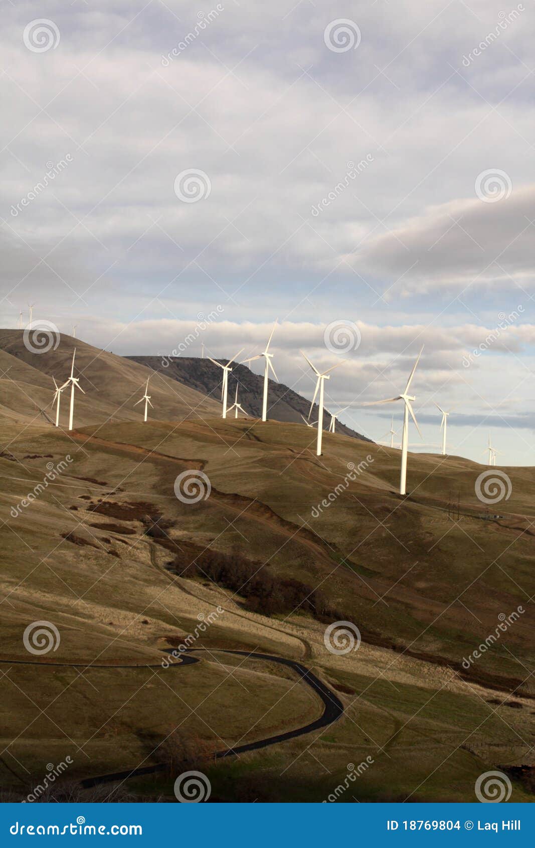 Windmills, Wind Power Generating Electricity Stock Photo - Image of ...