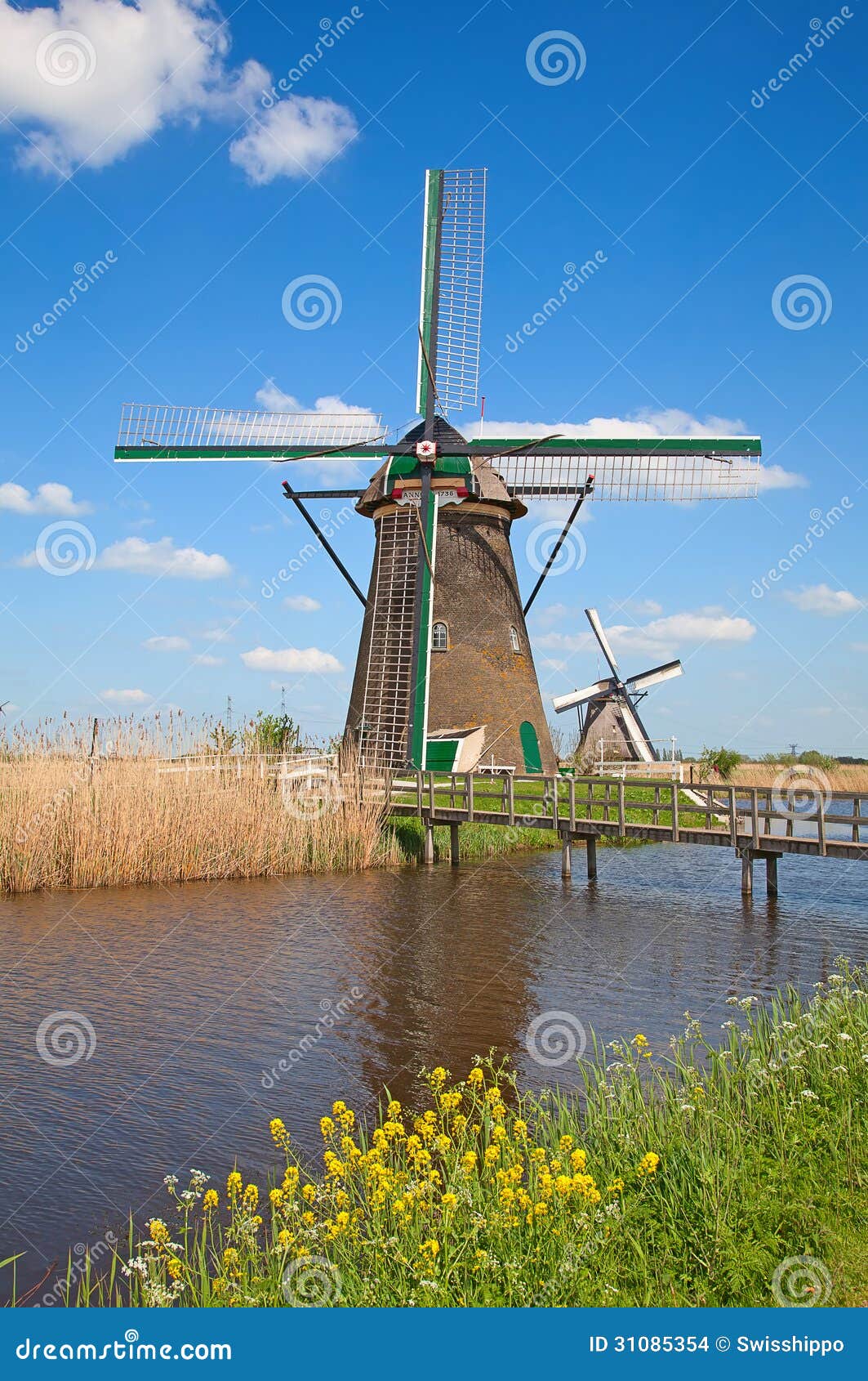 Windmils stock photo. Image of mill, landmark, european - 31085354
