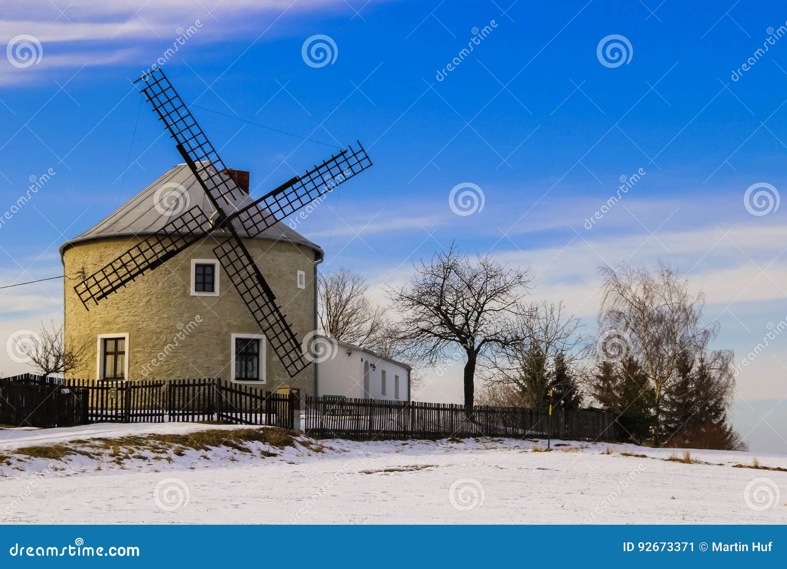 Windmolen in Het Gebied Van Hana Stock Afbeelding - Image of nederlands ...