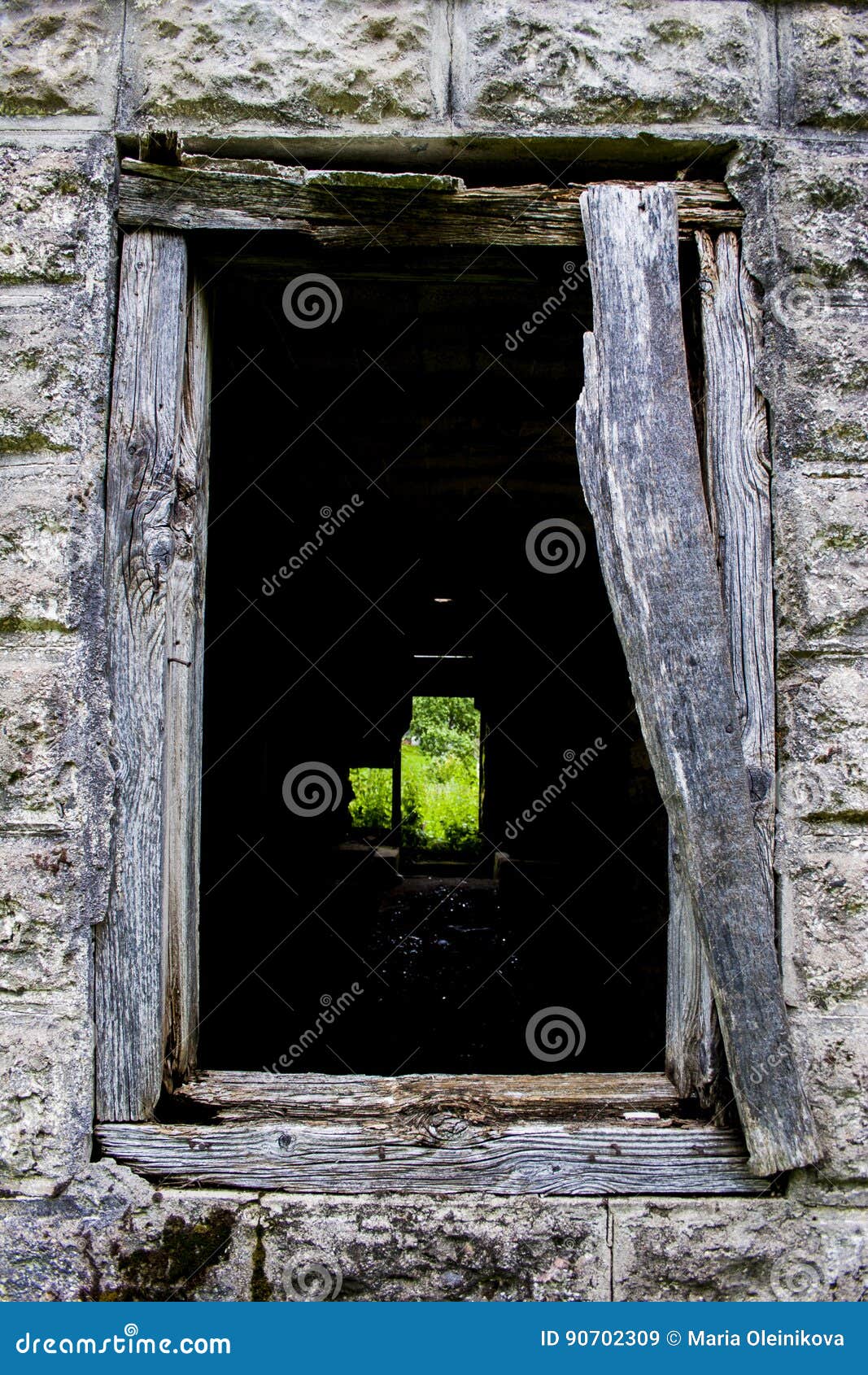 A Window in an Abandoned Burnt House Stock Image - Image of dilapidated ...