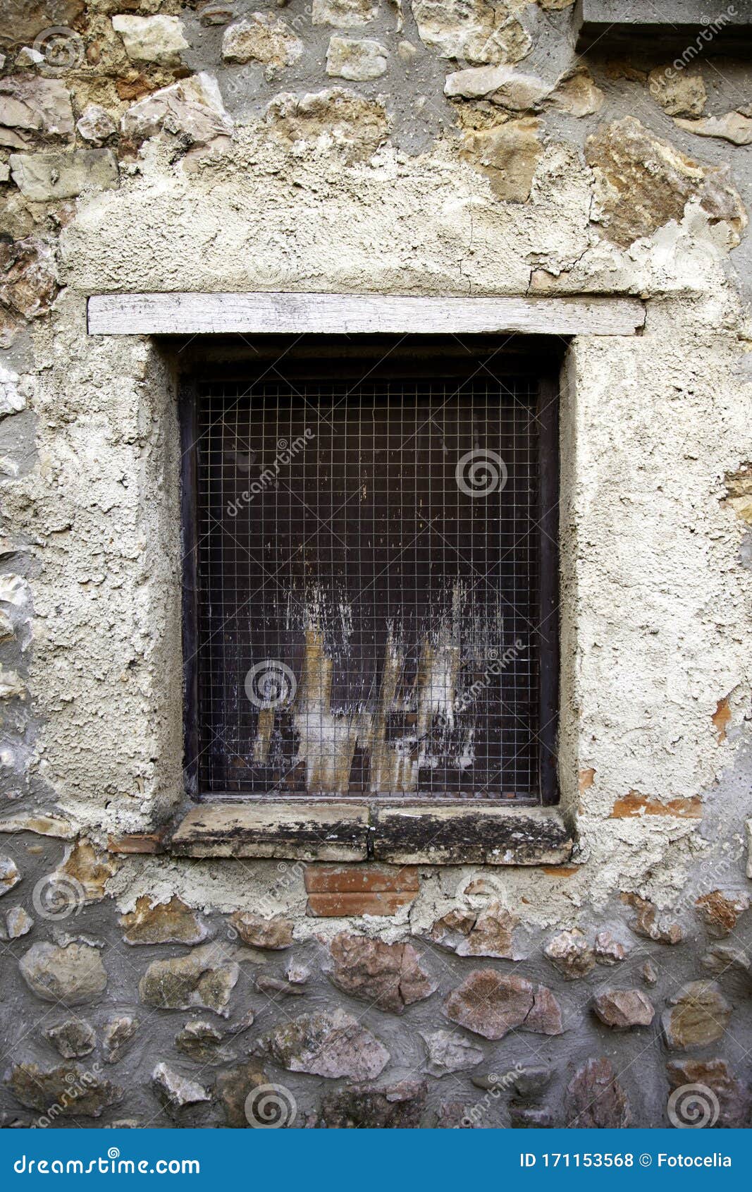 Window in abandoned house stock photo. Image of empty - 171153568
