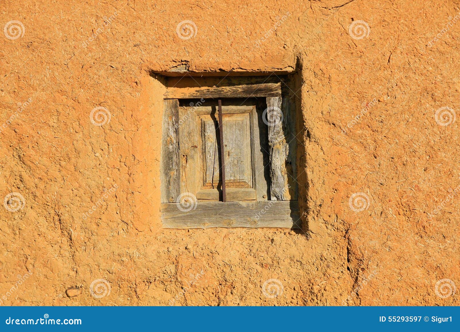 Window in Adobe Wall stock image. Image of ancient, ocher - 55293597