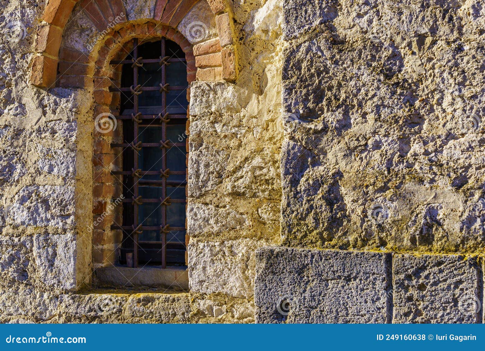 Window of an Ancient Building Made of Natural Stone. Classical ...