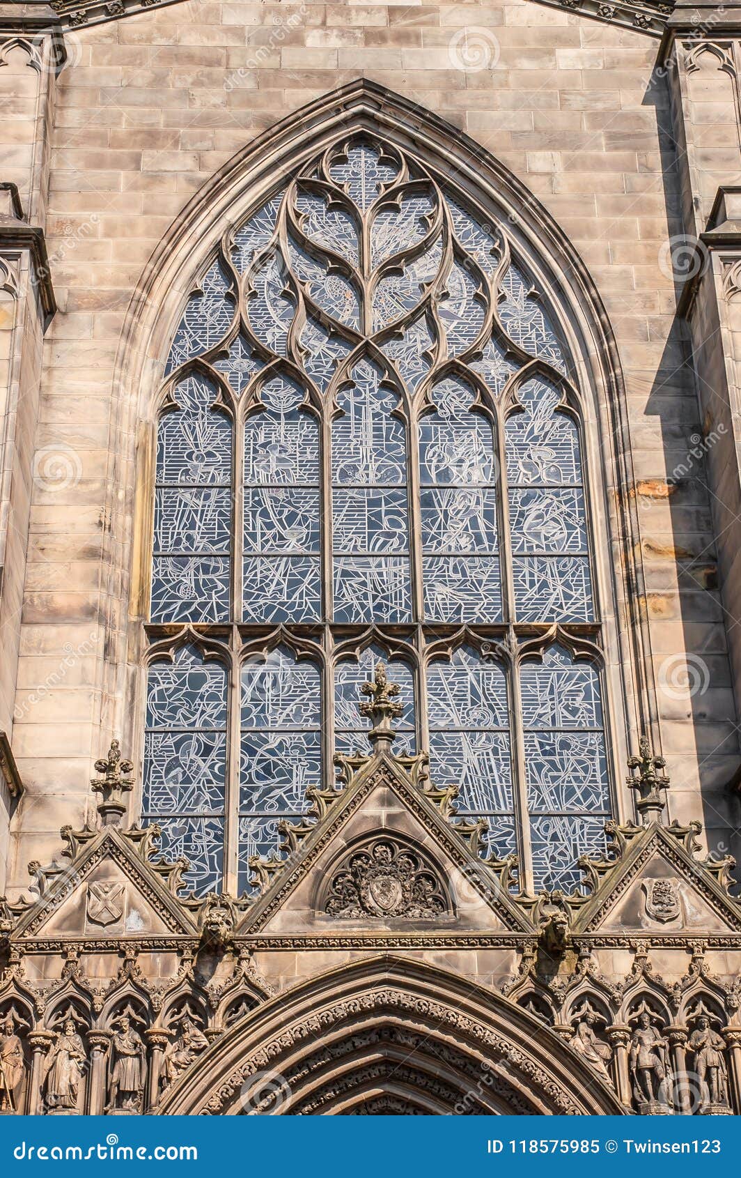 Window in an Ancient Catholic Temple Stock Image - Image of background ...
