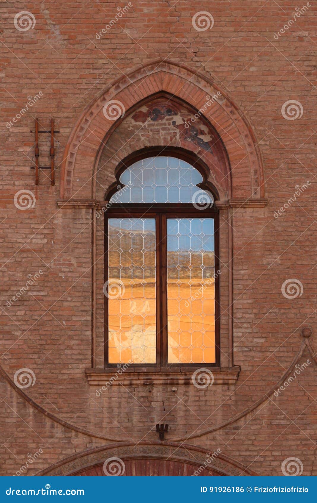 Window of Ancient Medieval Italian Palace Editorial Photo - Image of ...