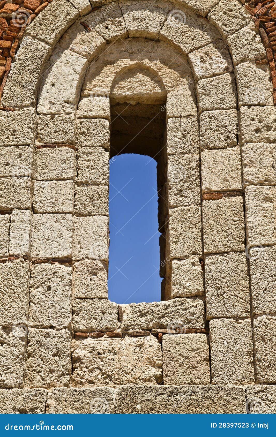 Window of Ancient Temple Ruins Stock Image - Image of ancient, beach ...