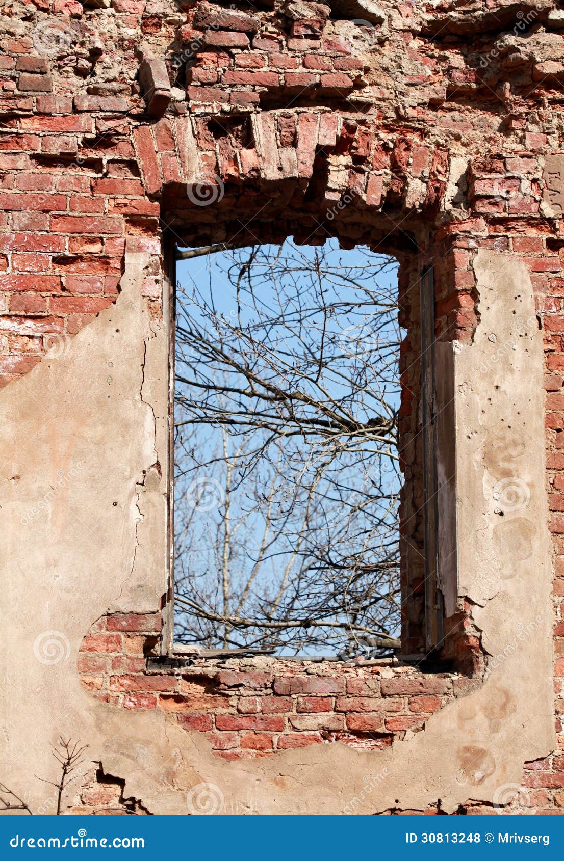 Window aperture stock photo. Image of abandoned, mystery - 30813248