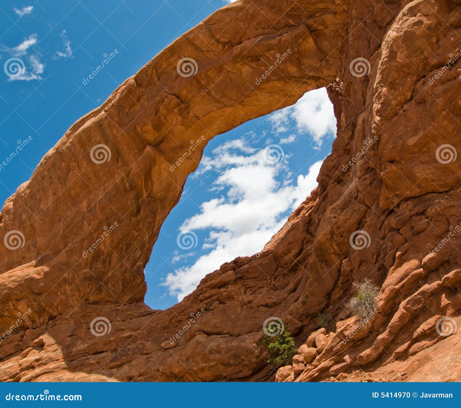 Window Arch, Arches National Park Stock Photo - Image of landscape ...