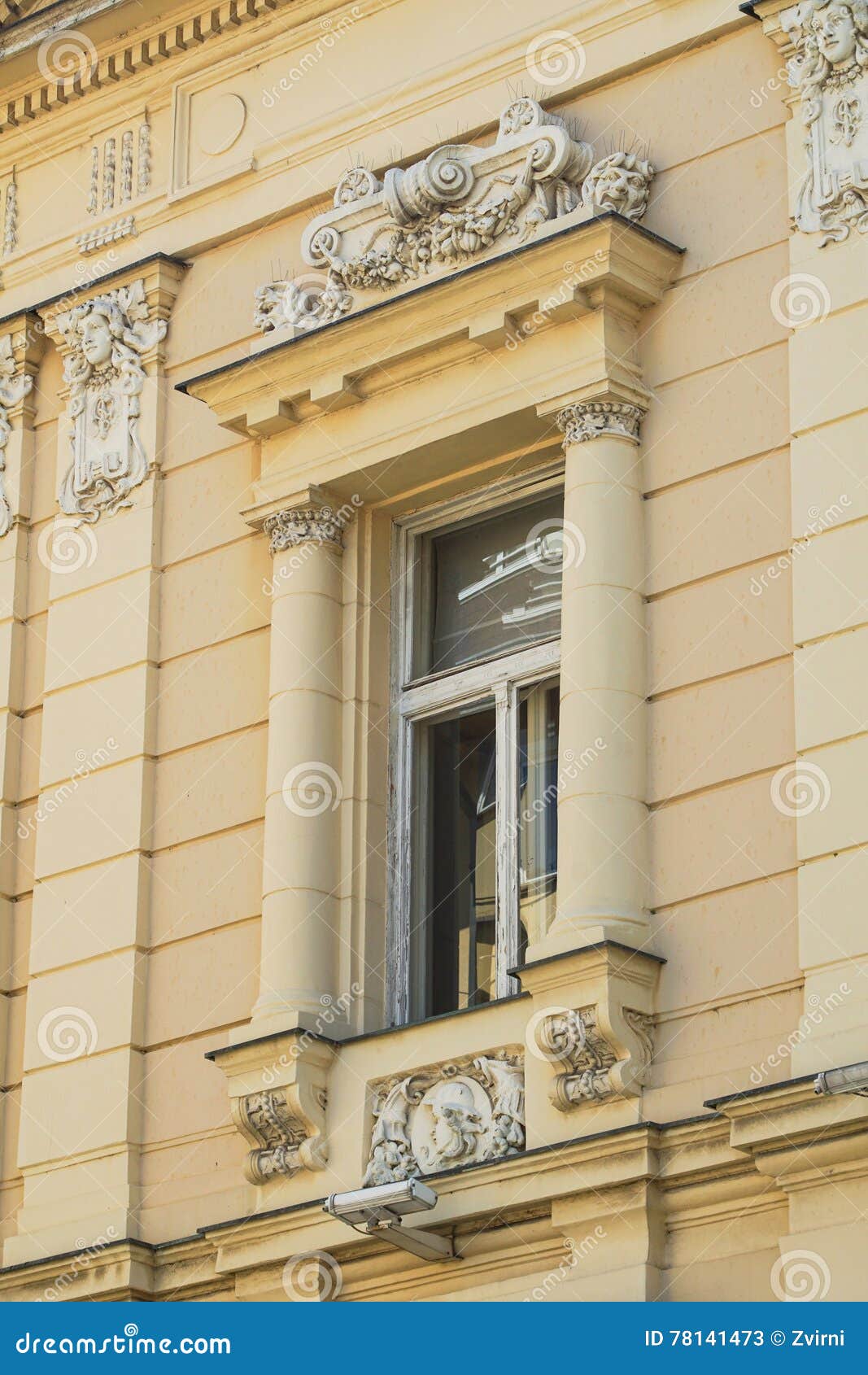 Window and Architectural Detail Stock Image - Image of paint, outside ...