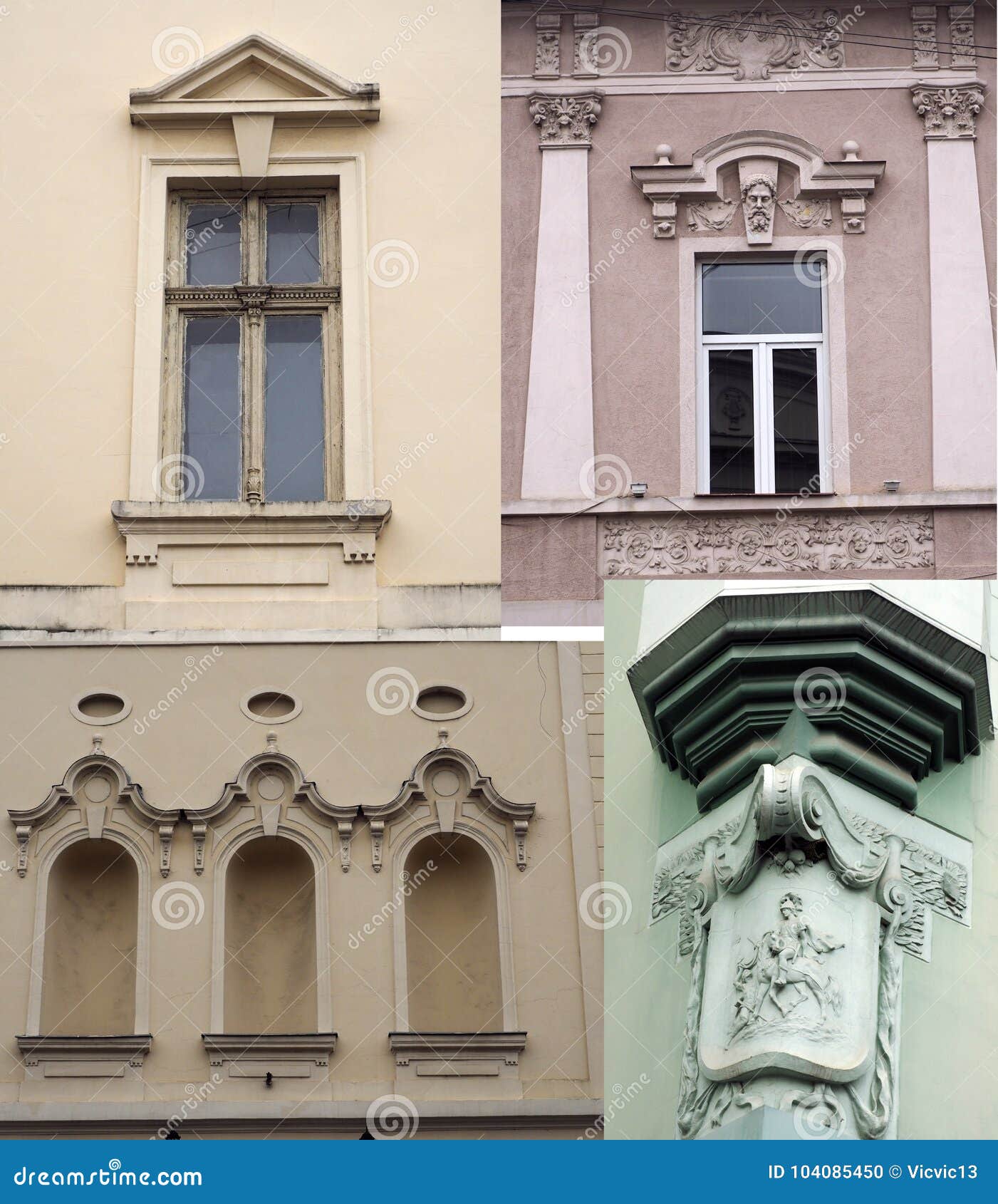 Window Architectural Element Stock Photo - Image of architectural ...