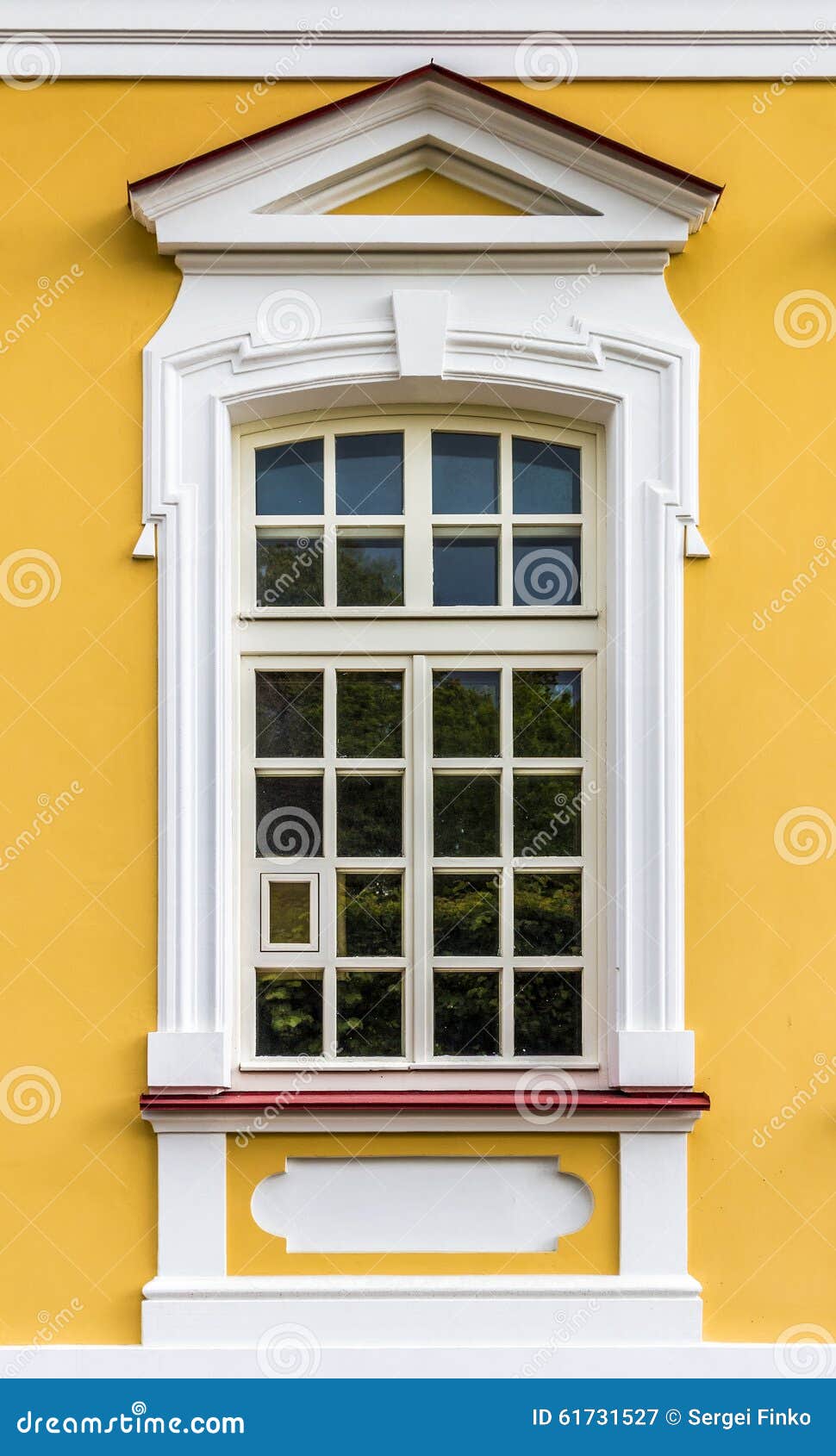 The Window in the Baroque Style Stock Image - Image of europe, front ...