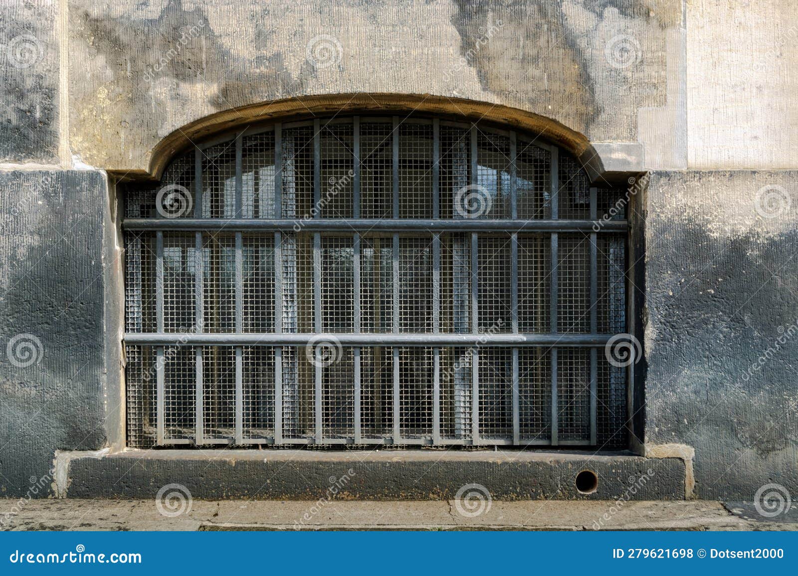 Window with bars stock photo. Image of front, window - 279621698