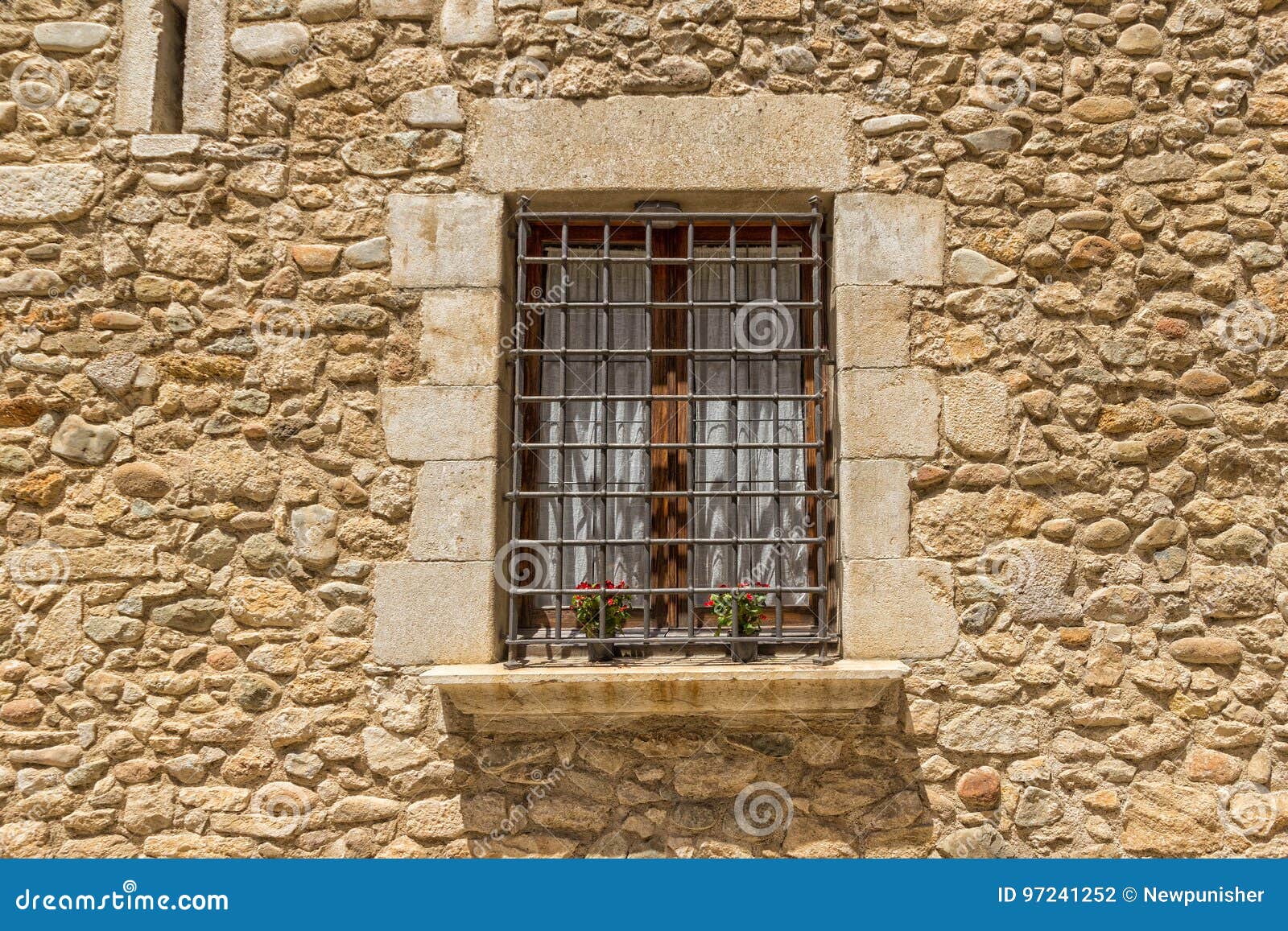Window with bars stock photo. Image of grating, metal - 97241252
