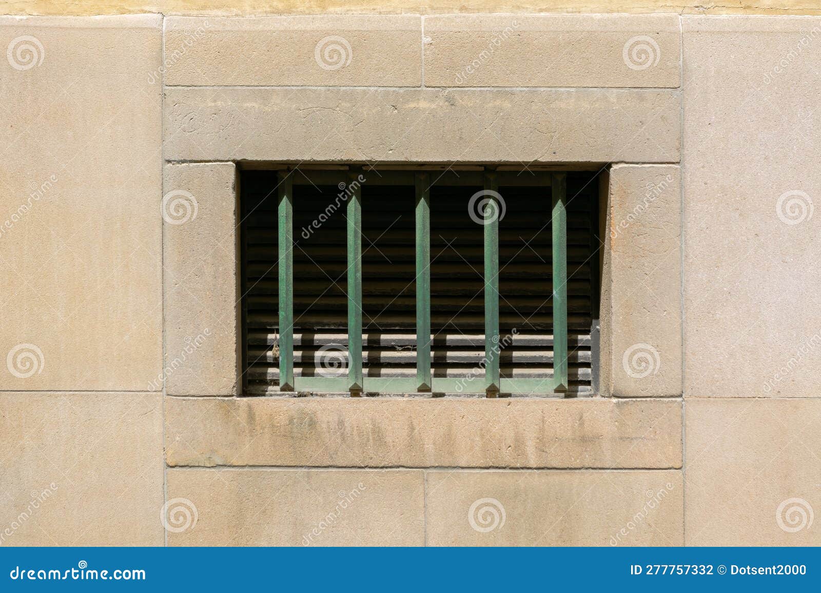 Window with bars stock photo. Image of texture, metallic - 277757332