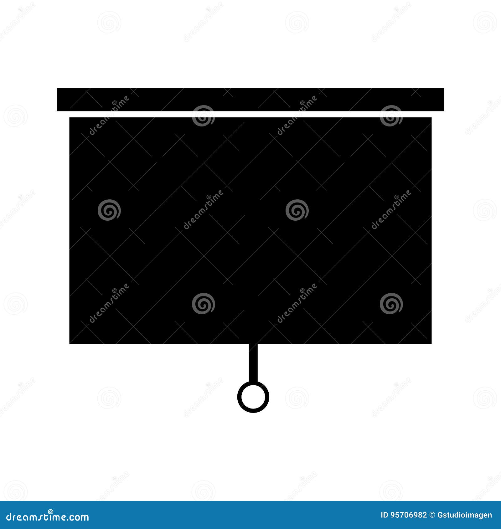 Window blind isolated icon stock vector. Illustration of icon - 95706982