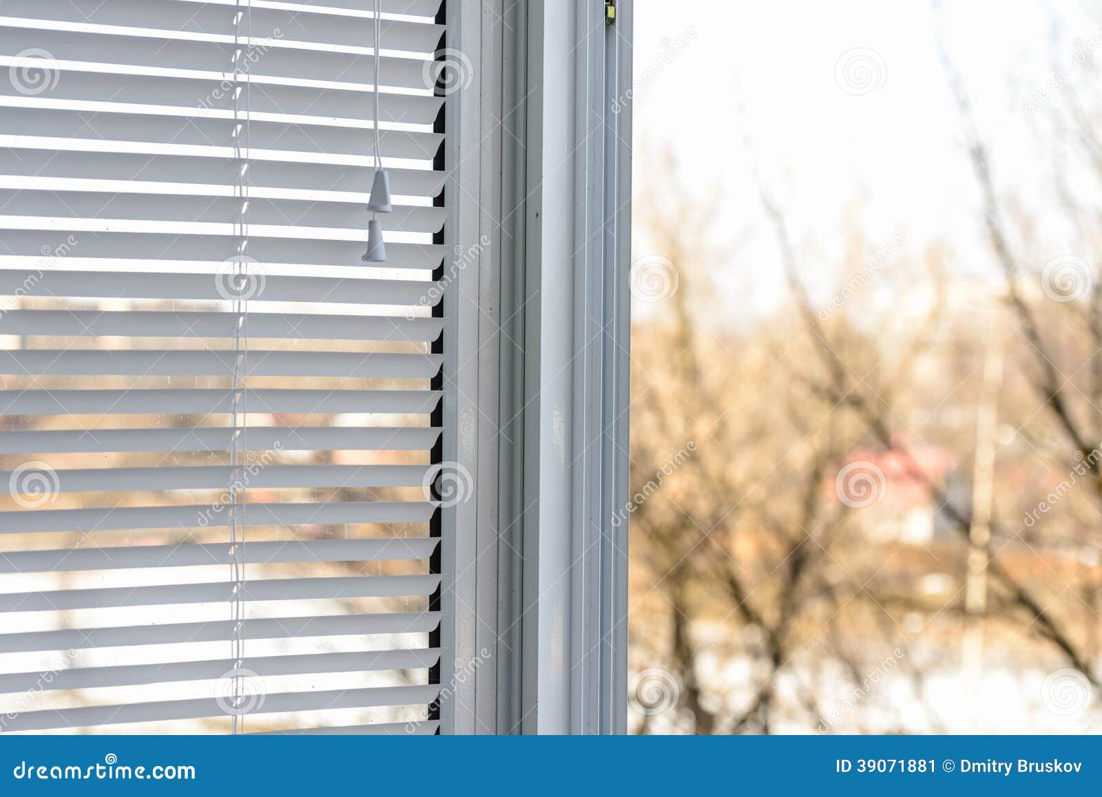 Window blinds stock image. Image of grey, blue, interior - 39071881