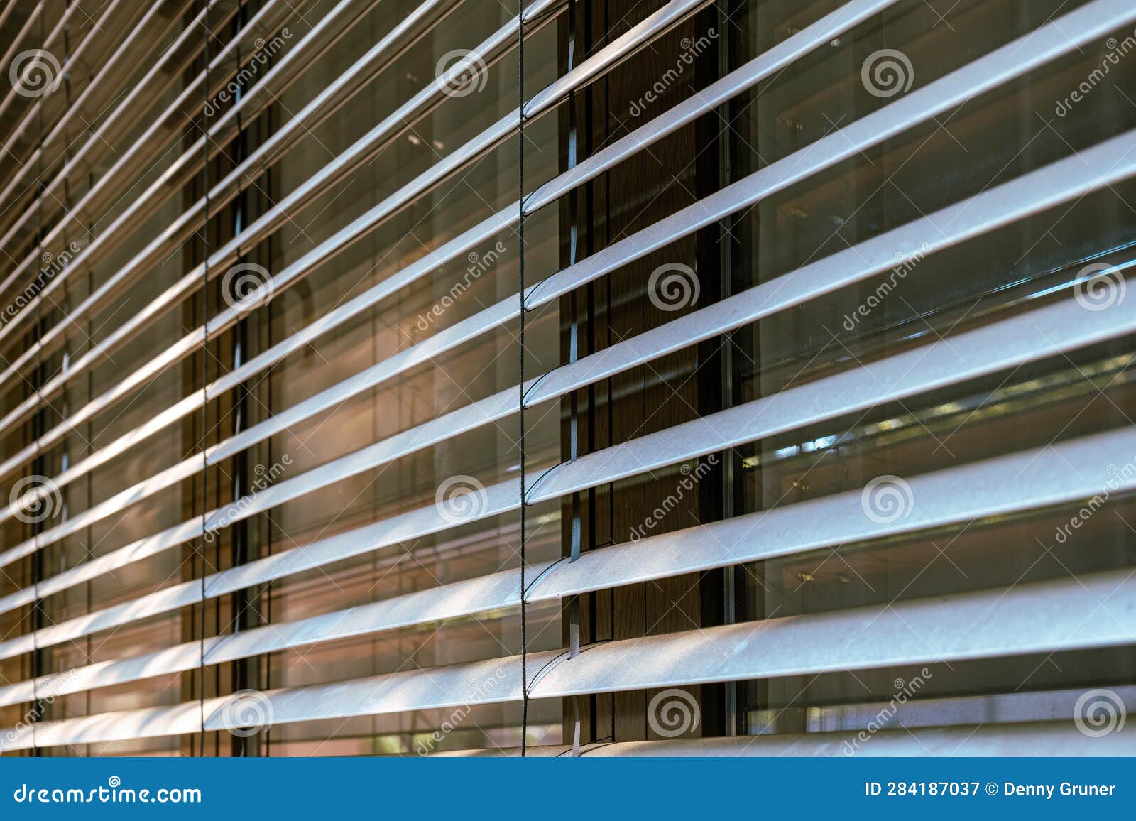 Window Blinds in Front of a Window Stock Image - Image of window ...