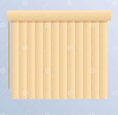 Window blinds illustration stock illustration. Illustration of cord ...