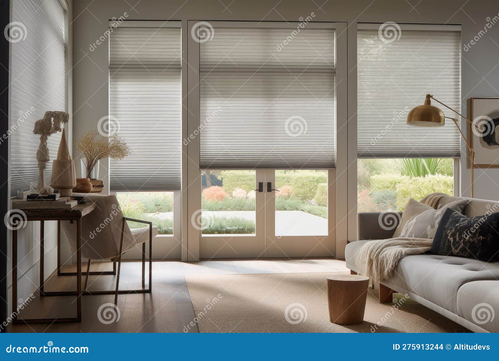 A Window with Blinds that Open and Close Automatically, a Touch of ...