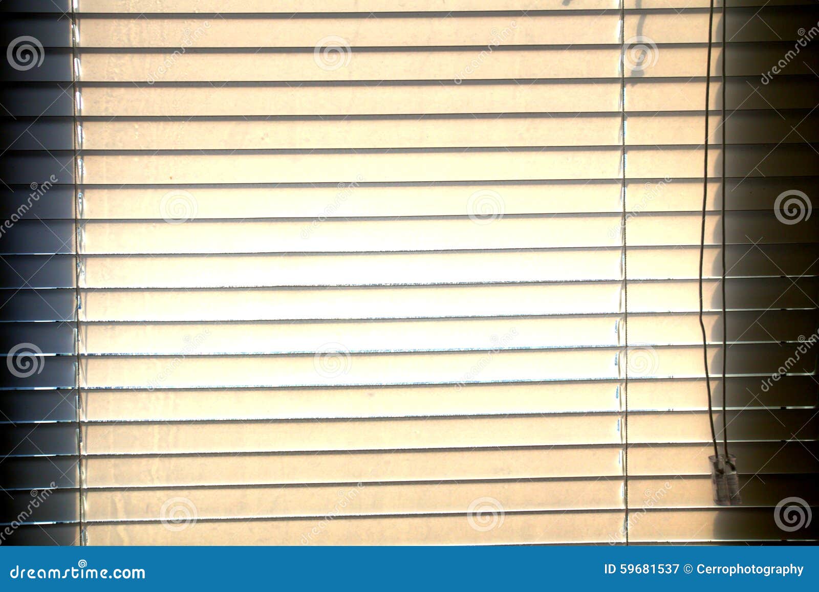 Window Blinds with Sunlight Stock Image - Image of horizontal, design ...