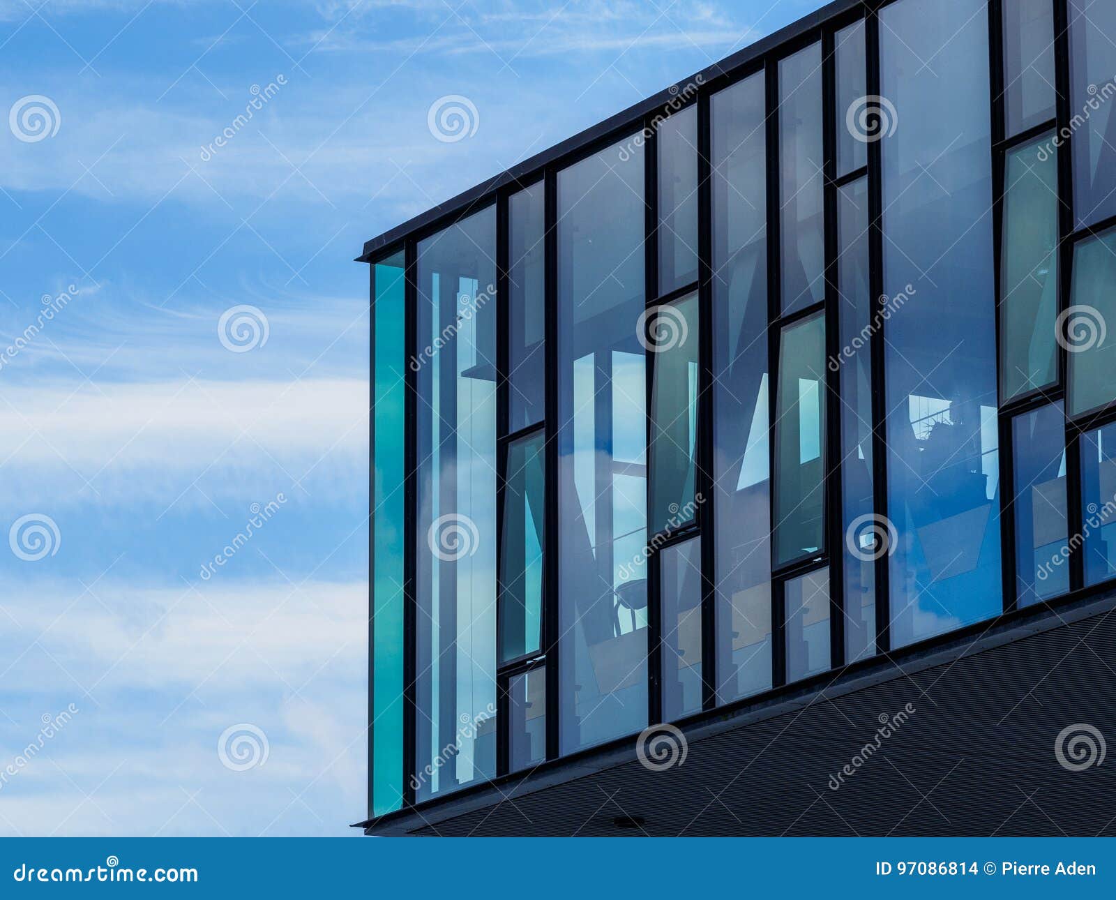 Window and blue sky stock photo. Image of framework, growth - 97086814