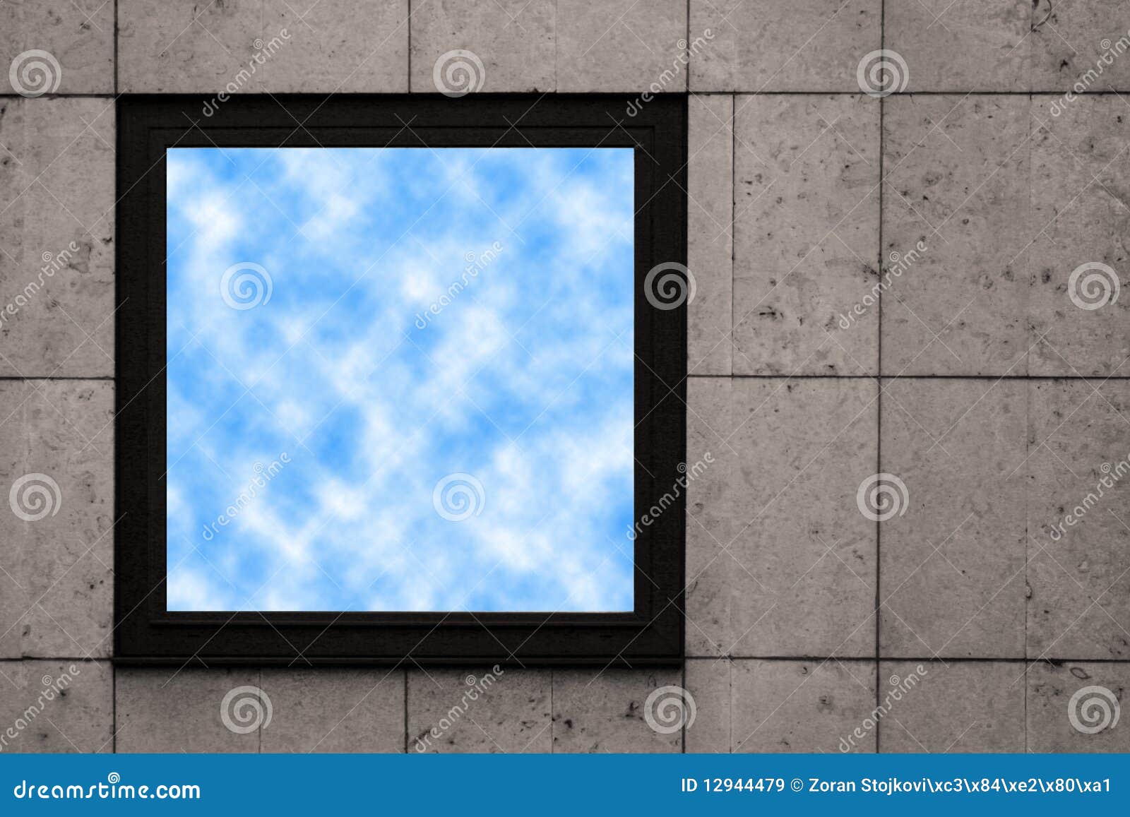 Window border stock image. Image of edges, clouds, frame - 12944479
