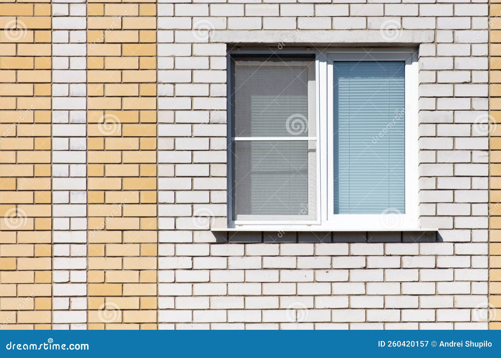 Window in a brick building stock image. Image of brick - 260420157