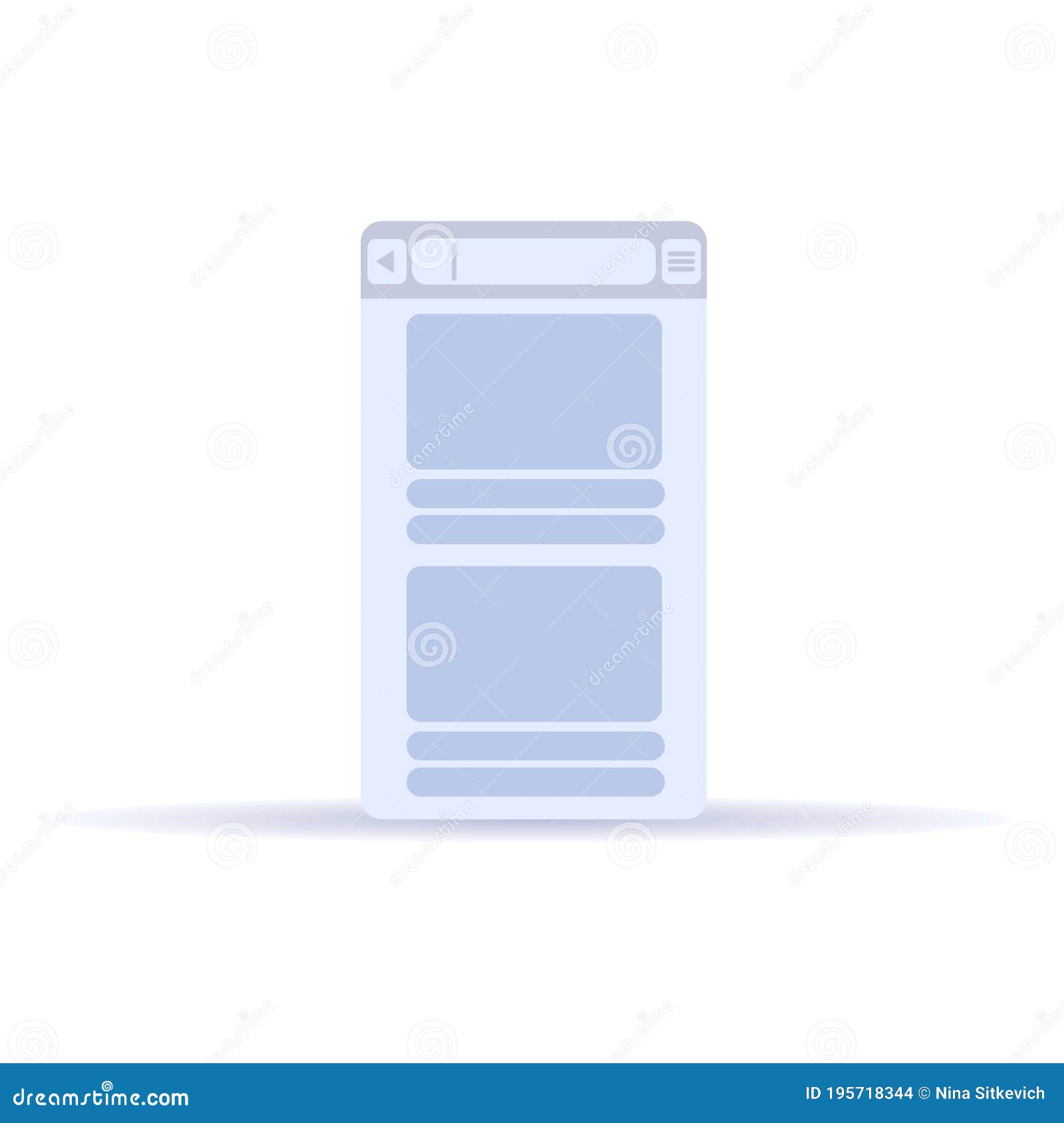 Window Browser Icon, Cartoon Style Stock Vector - Illustration of page ...