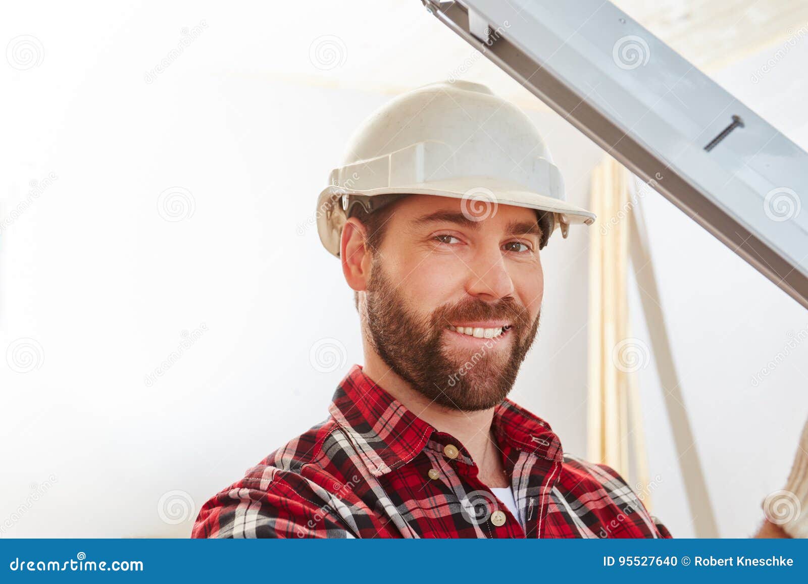 Window Builder Mechanic Fitting New Window Stock Photo - Image of ...
