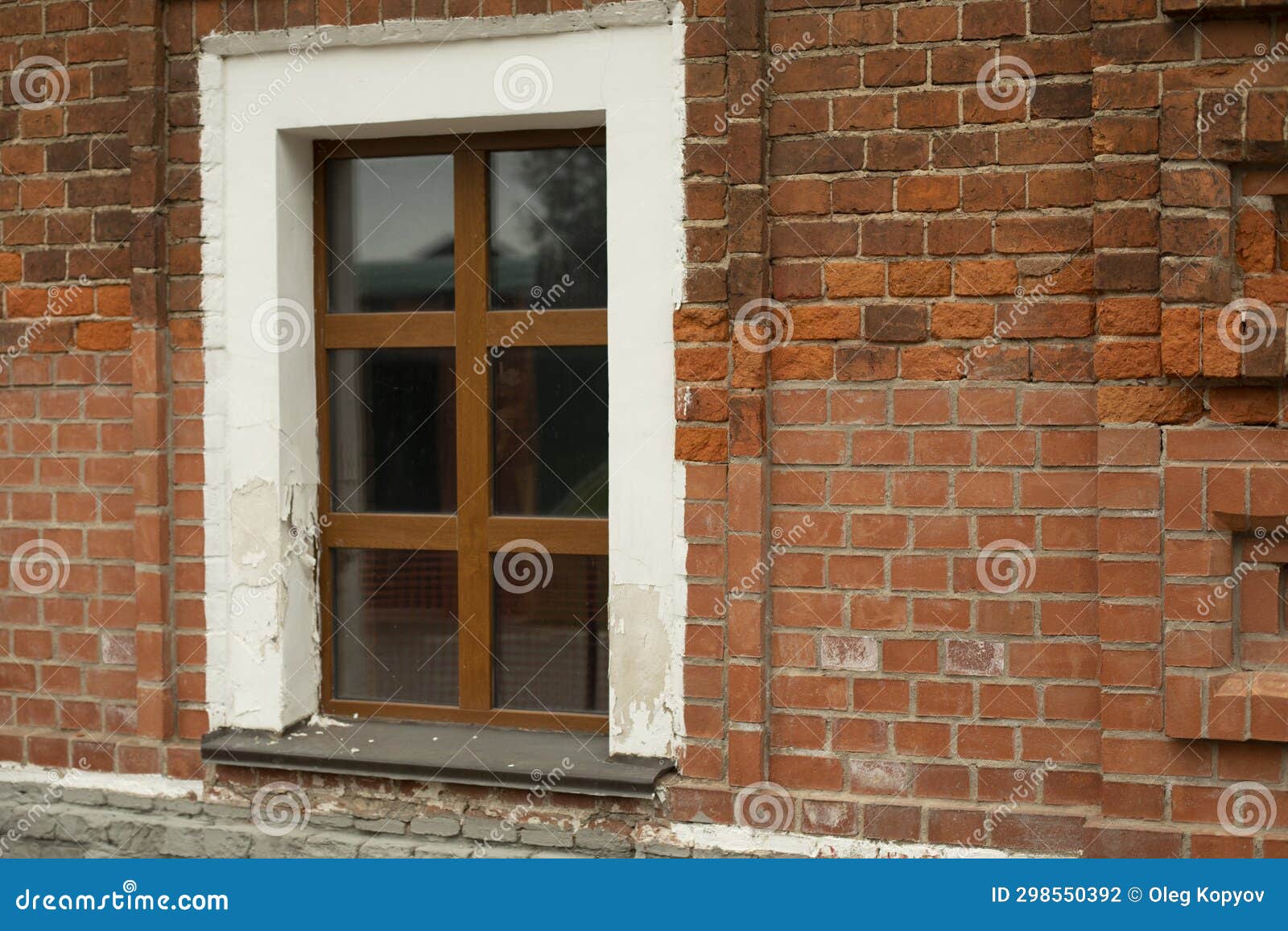 Window in Building. Window Opening in Wall Stock Photo - Image of home ...
