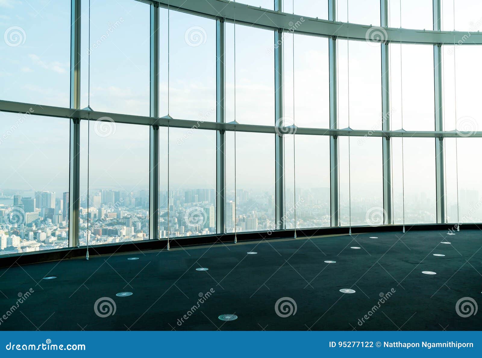 Window of Building with Tokyo Tower Background Stock Photo - Image of ...