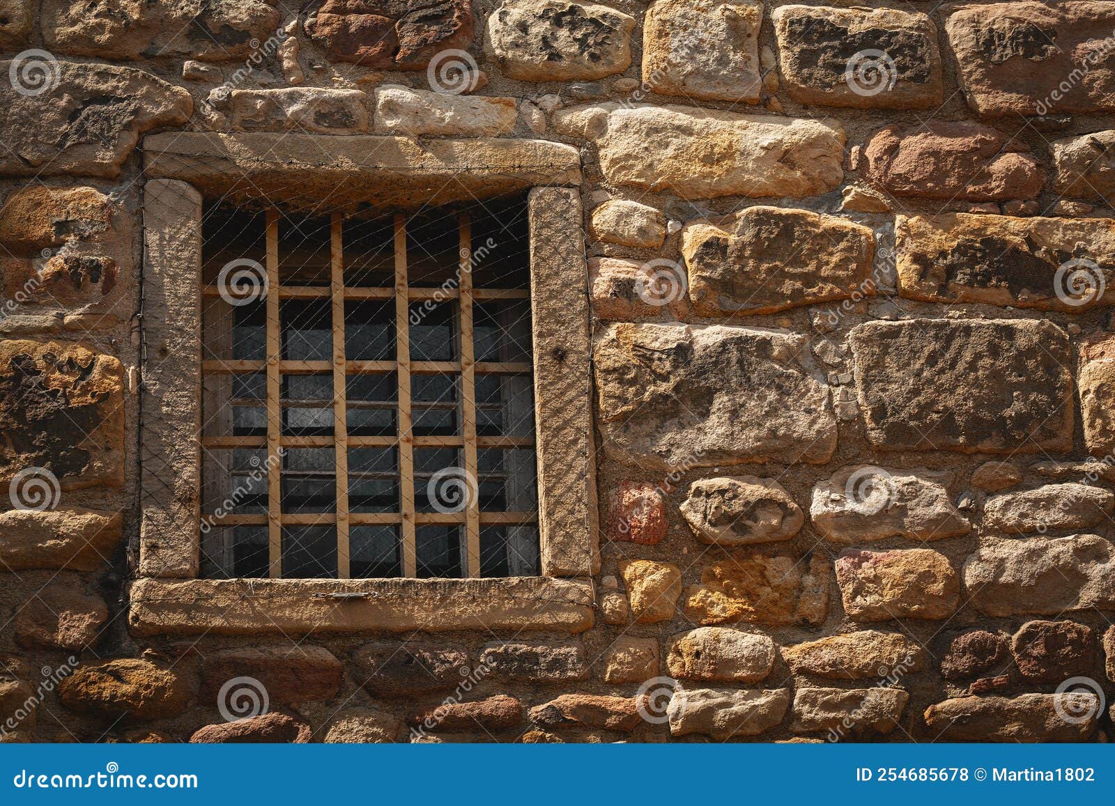 Window in the castle stock photo. Image of medieval - 254685678