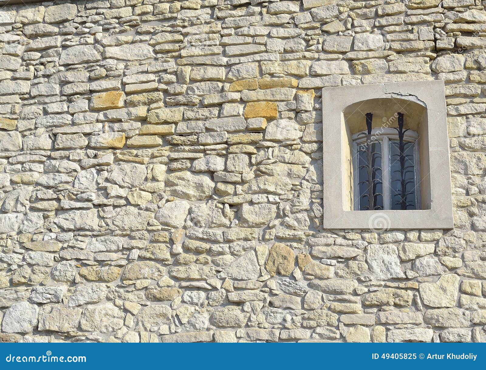 Window at castle stock image. Image of bars, fortification - 49405825