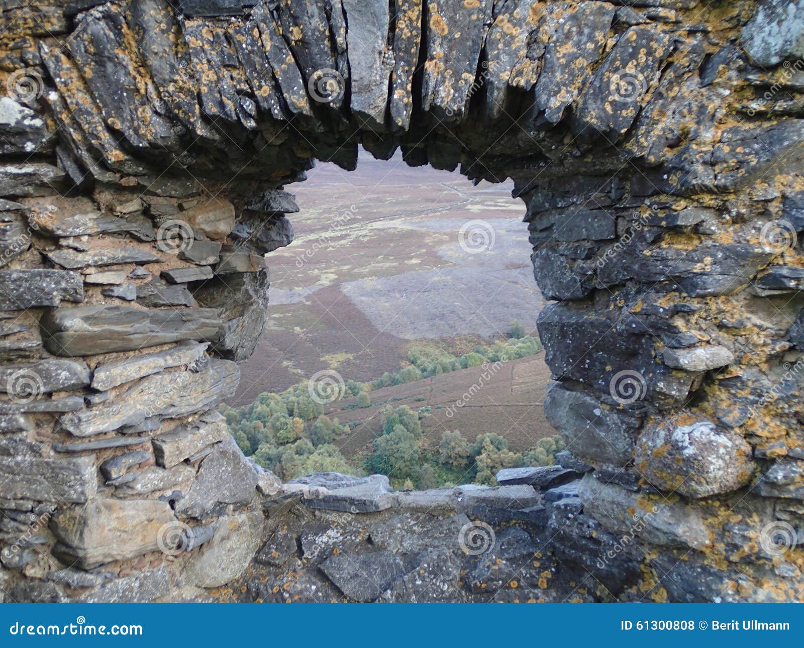 Window stock photo. Image of window, castle, wall, highlands - 61300808