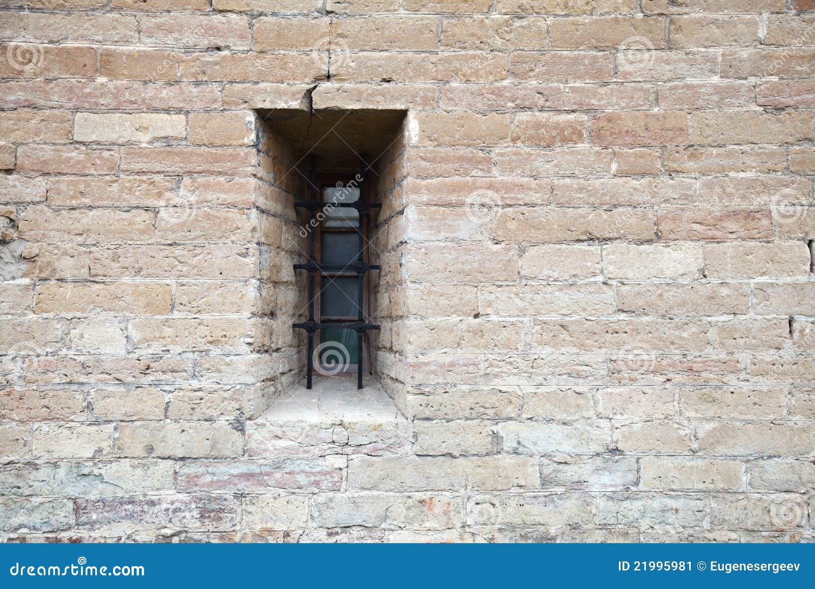 Window in the castle wall stock image. Image of glass - 21995981
