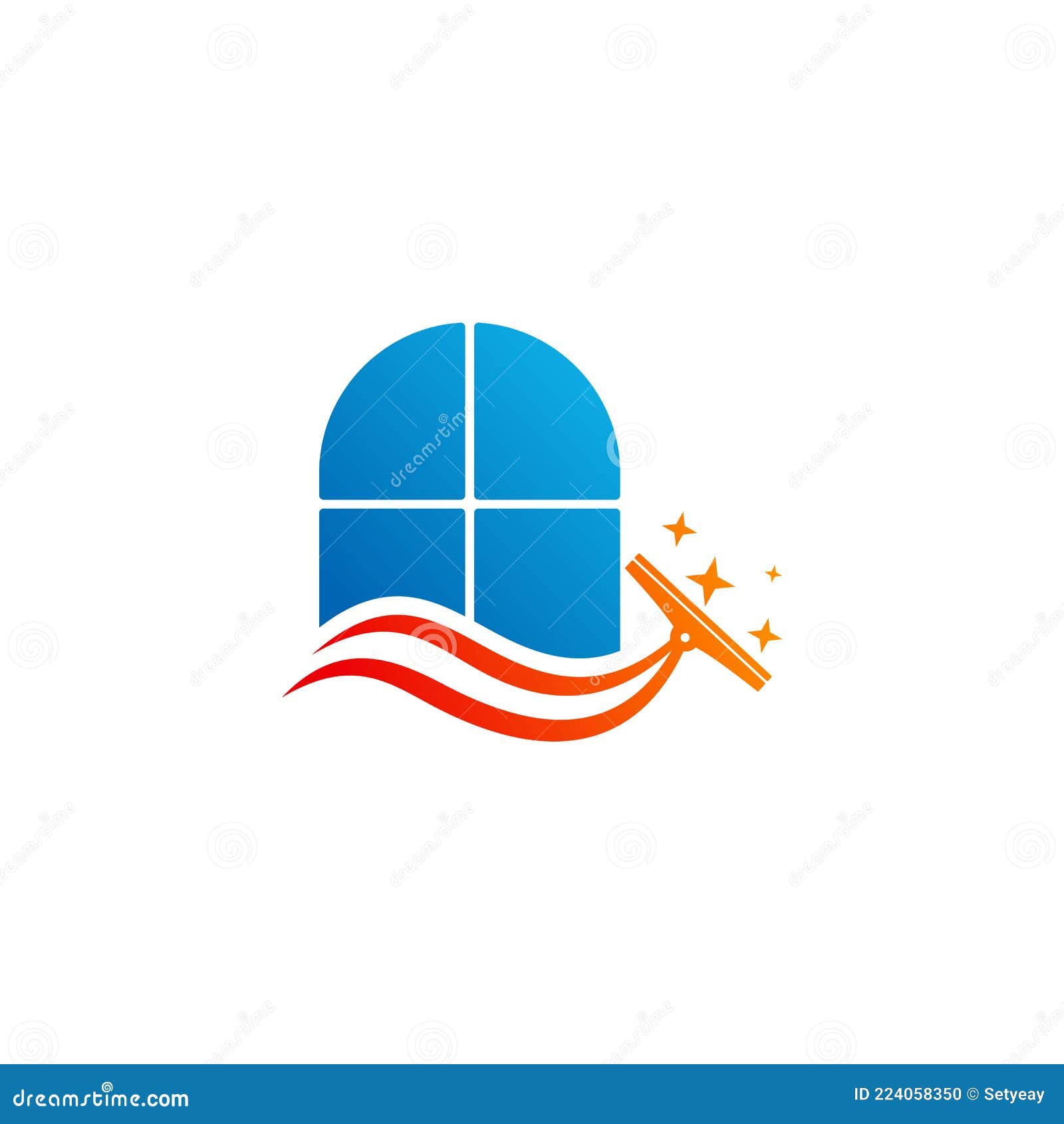 Window Clean Logo Vector Template, Creative Clean Logo Design Concepts ...