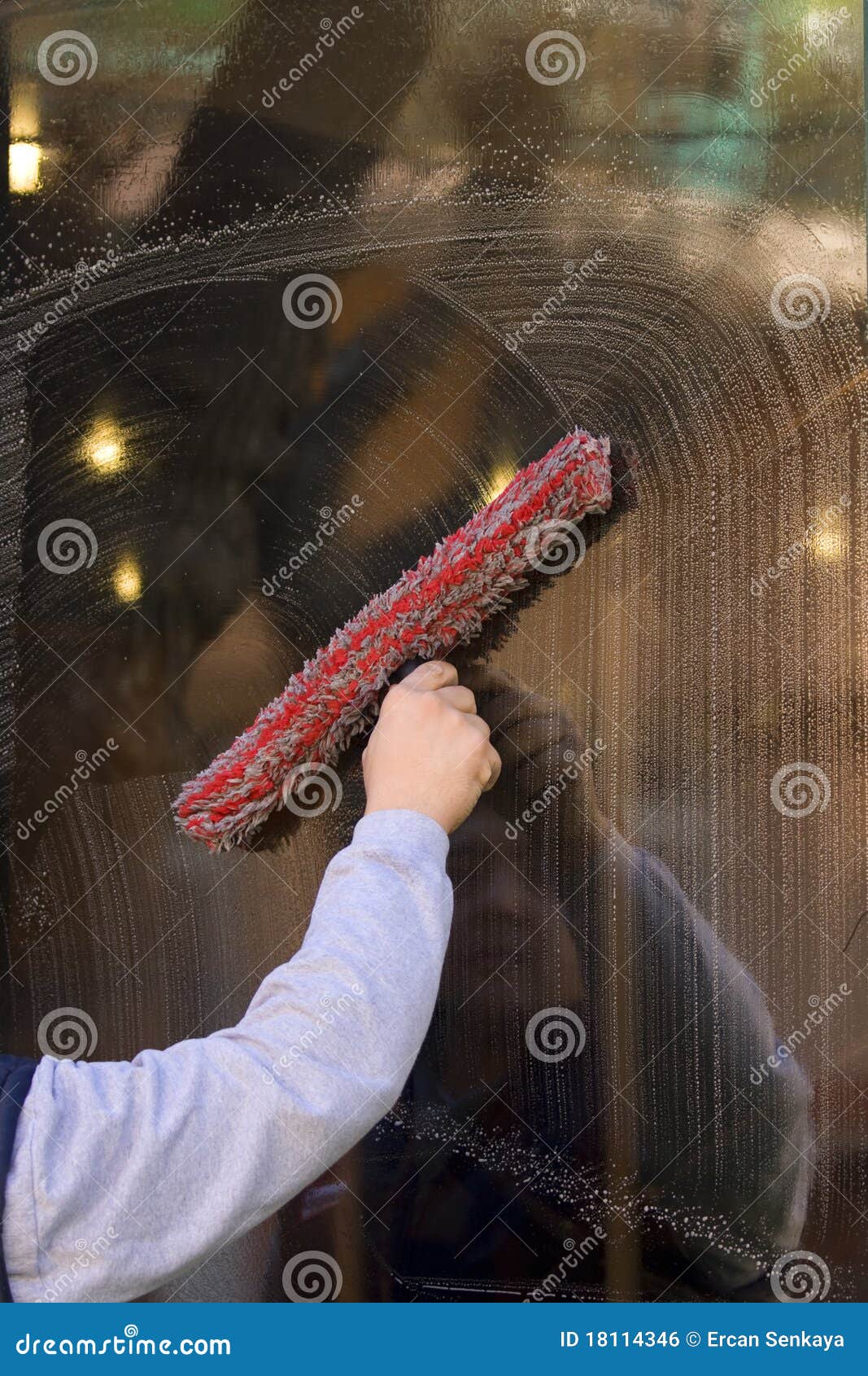 Window cleaner stock photo. Image of worker, housework - 18114346