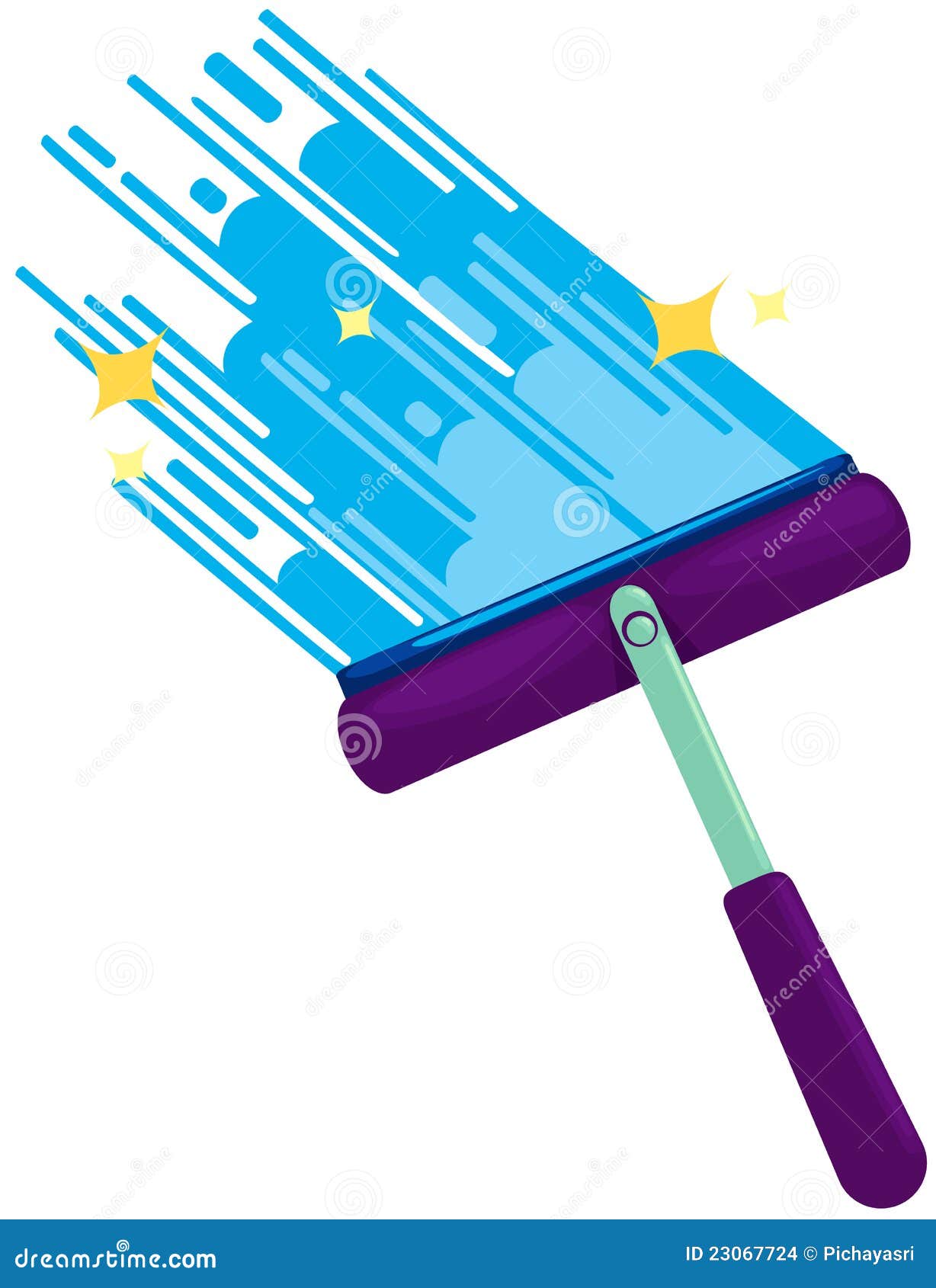 Window Cleaner Cartoon Sign Vector Illustration | CartoonDealer.com ...