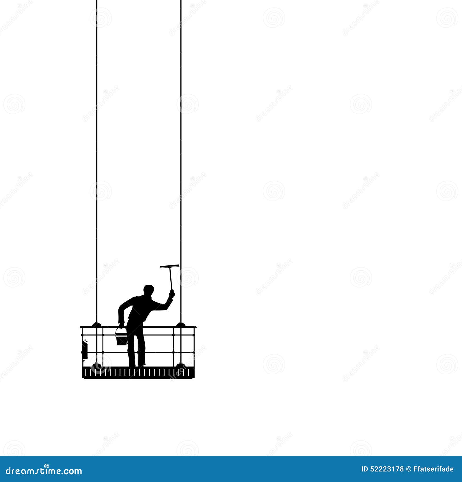 Window cleaner stock illustration. Illustration of abstract - 52223178