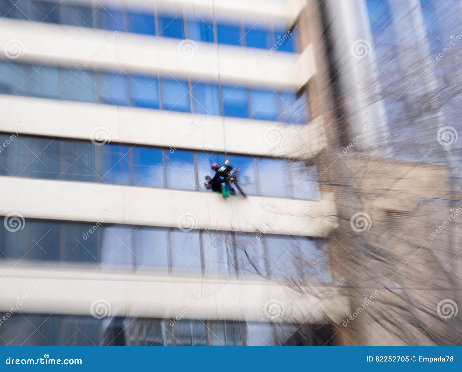 Window Cleaner on High-rise Editorial Image - Image of workshop, window ...