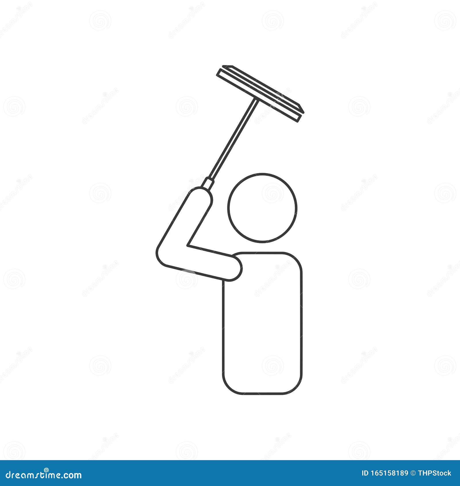 Window Cleaner Icon Vector stock vector. Illustration of equipment ...