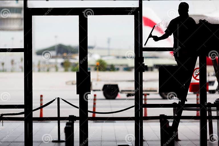 Window cleaning stock photo. Image of industry, cucoloris - 42429496