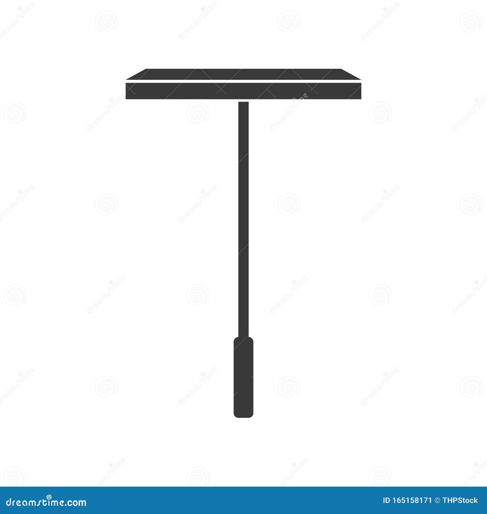 Squeegee Icon In Outline Style Isolated On White Background. Cleaning ...