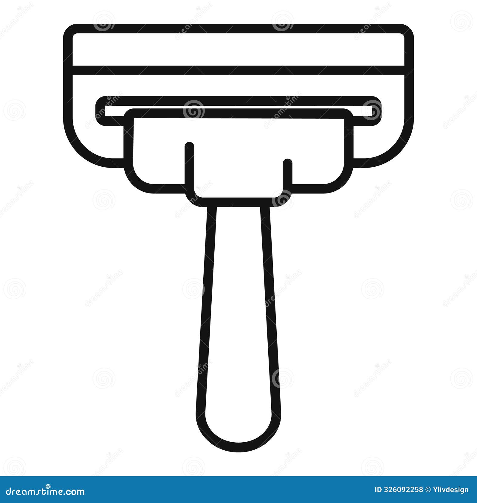 Window Cleaning Tool Squeegee Cleaning Equipment Icon Stock ...