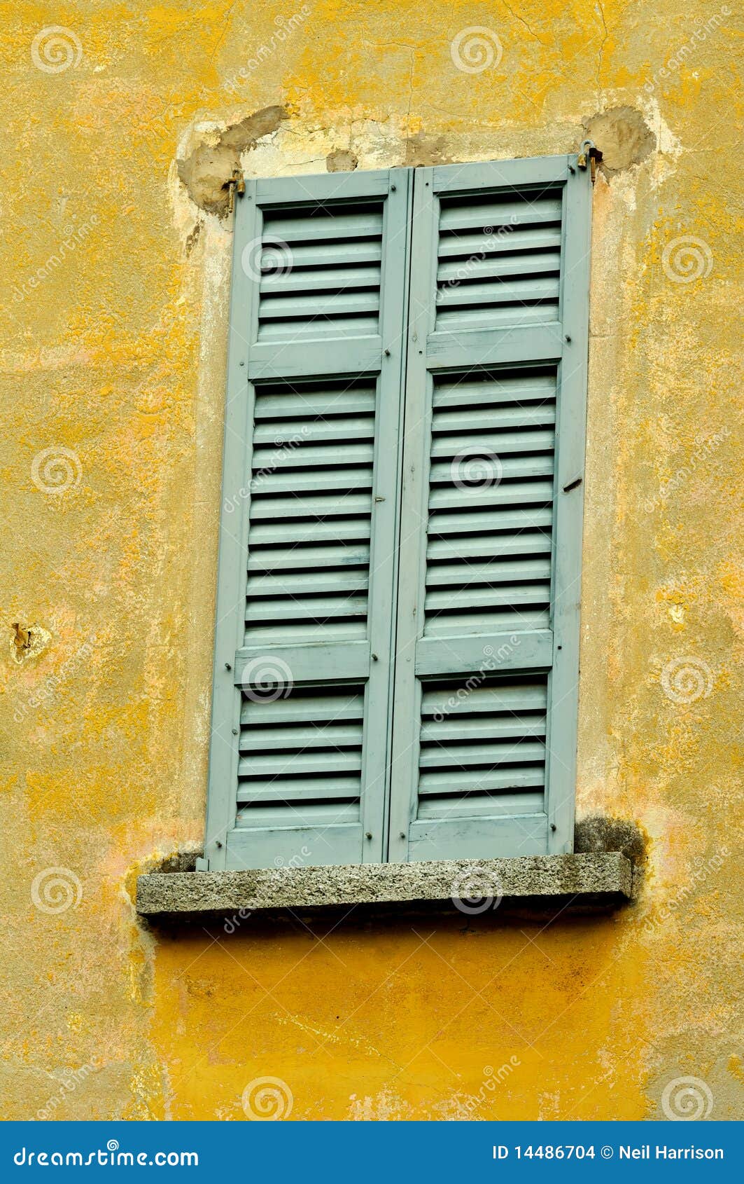 Window with closed shutter stock photo. Image of windows - 14486704