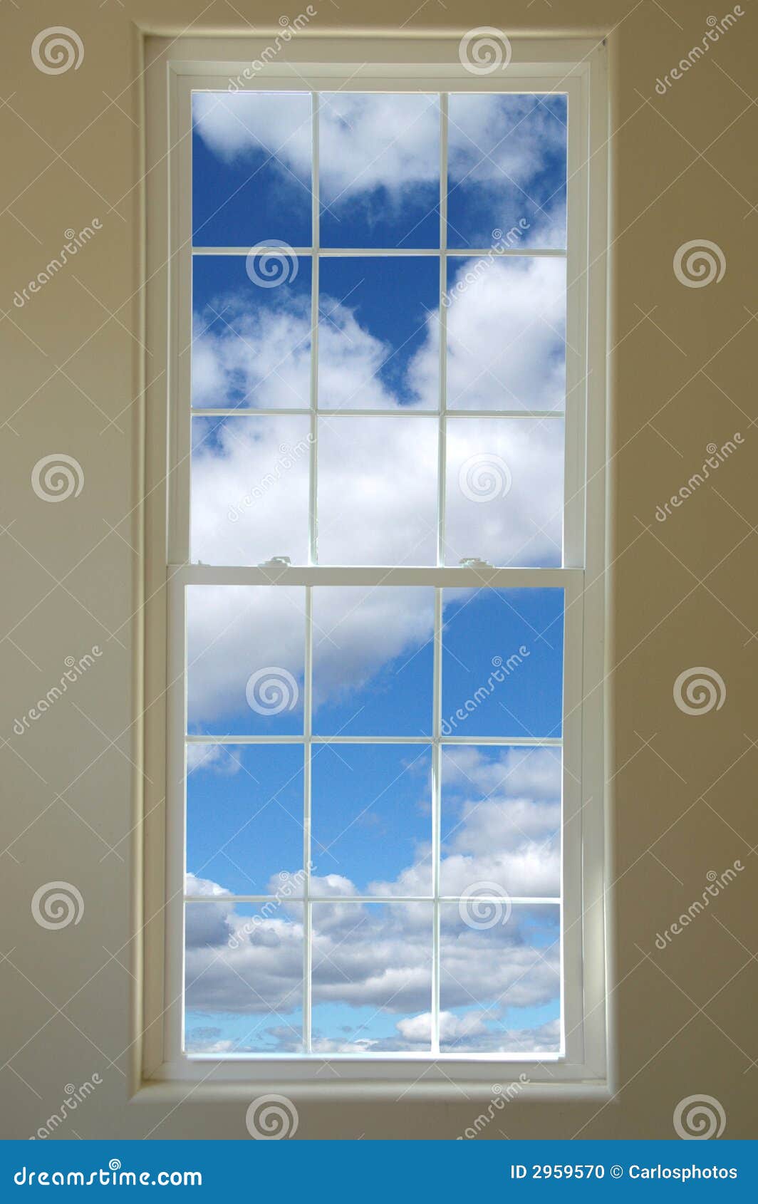 Window and clouds stock photo. Image of outside, home - 2959570