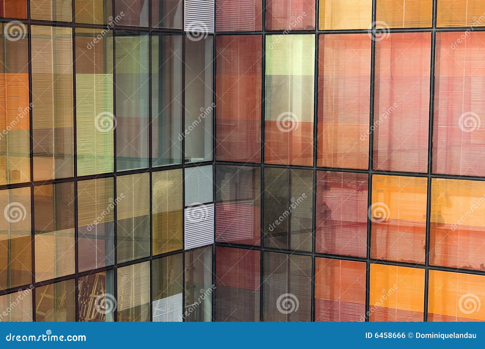 Window Color Reflection Background Stock Photo - Image of orange ...