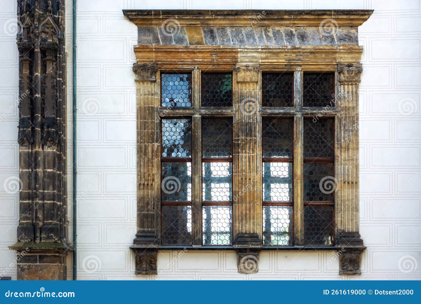 Window and column stock photo. Image of pane, heritage - 261619000